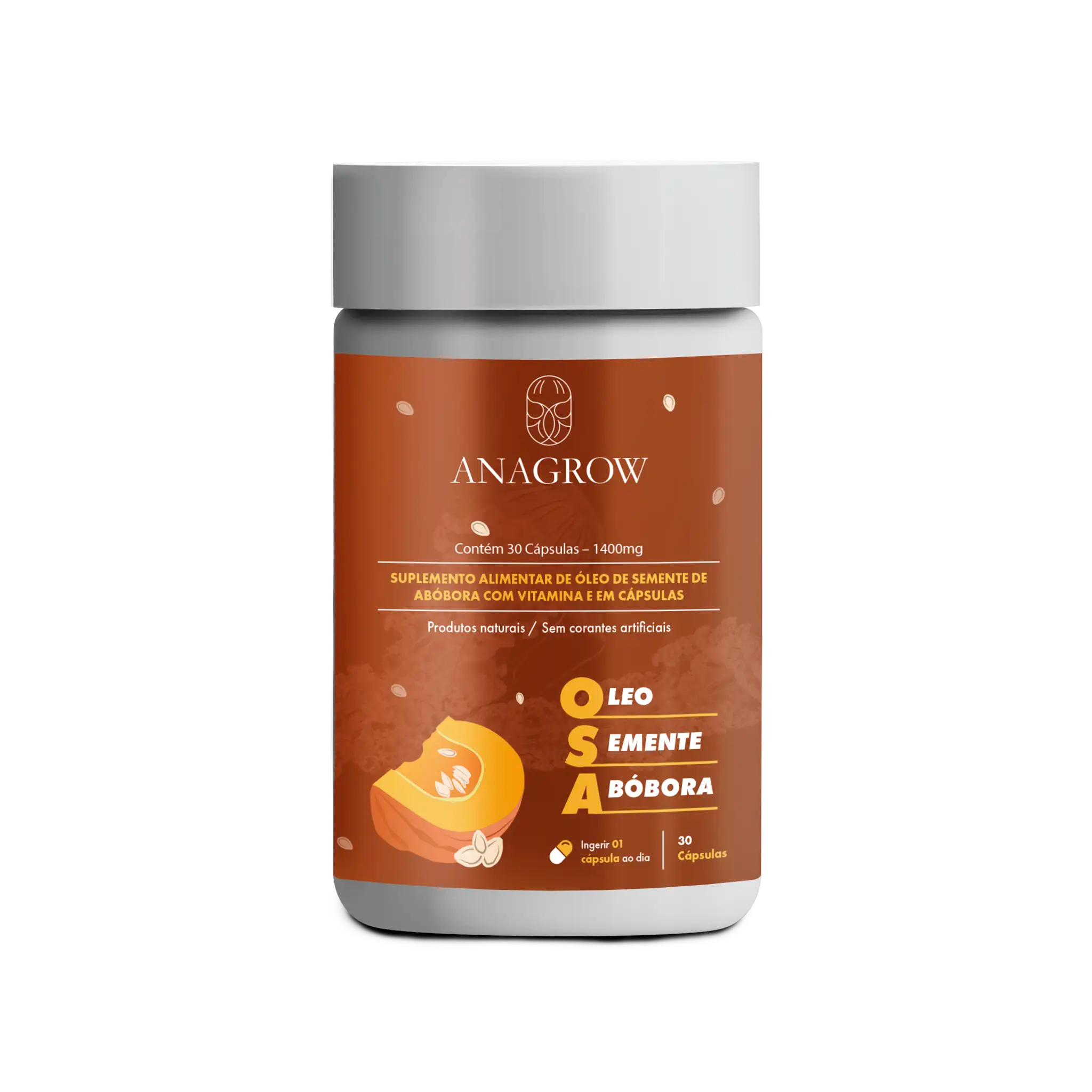 OSA - Óleo de Semente de Abóbora 30 Cápsulas | Anagrow – Anagrow ...